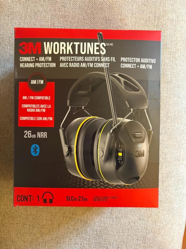 3M Wireless Hearing Protector Reusable Hearing Protection Earmuffs with ...