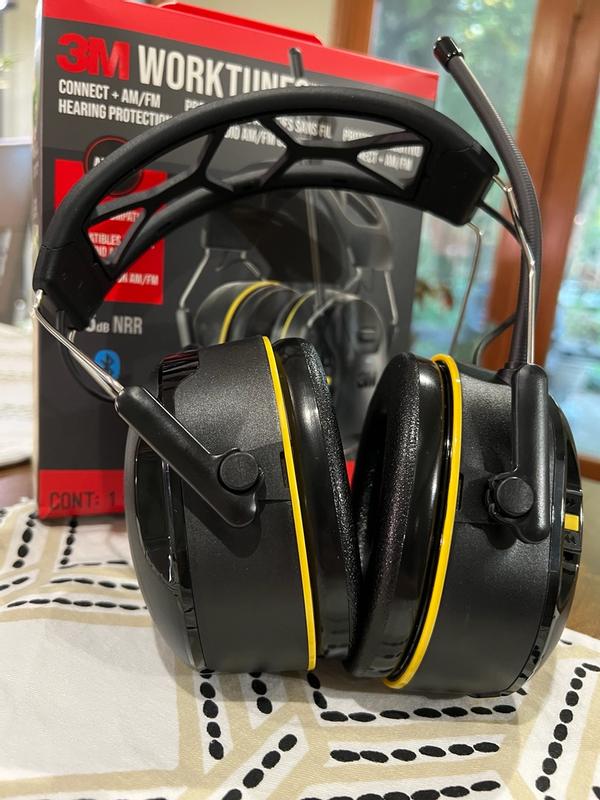 3M Wireless Hearing Protector Reusable Hearing Protection Earmuffs with ...