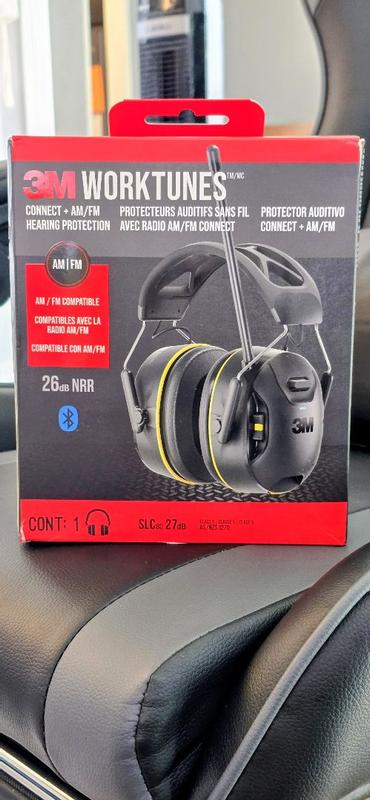 3M Wireless Hearing Protector Reusable Hearing Protection Earmuffs with ...