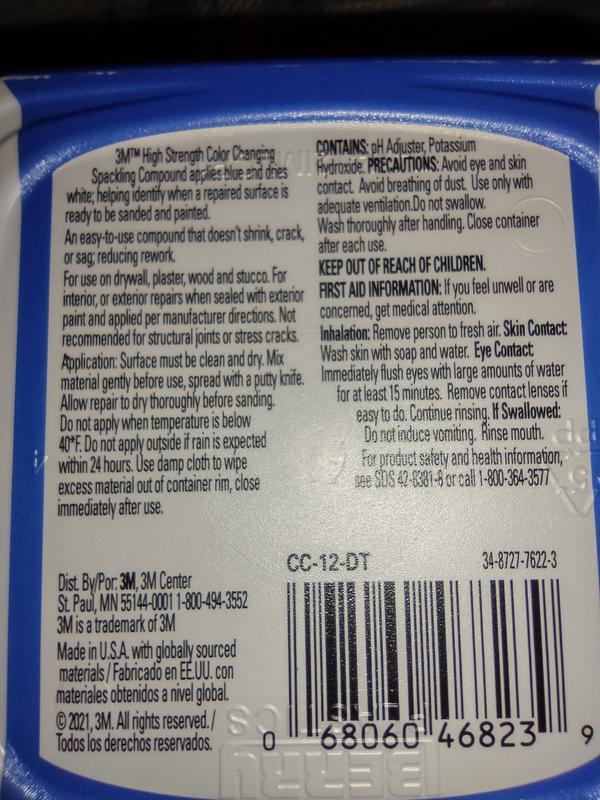 3M Blue-to-White 32-oz Color-changing, Heavy Duty, Waterproof Interior ...