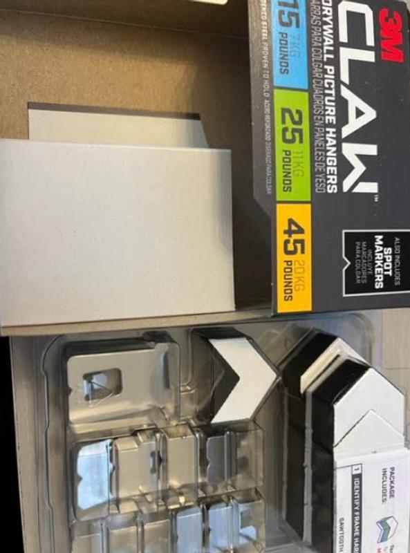 3M 3m Claw Drywall Picture Hangers with Temporary Spot Markers 3phkitm ...