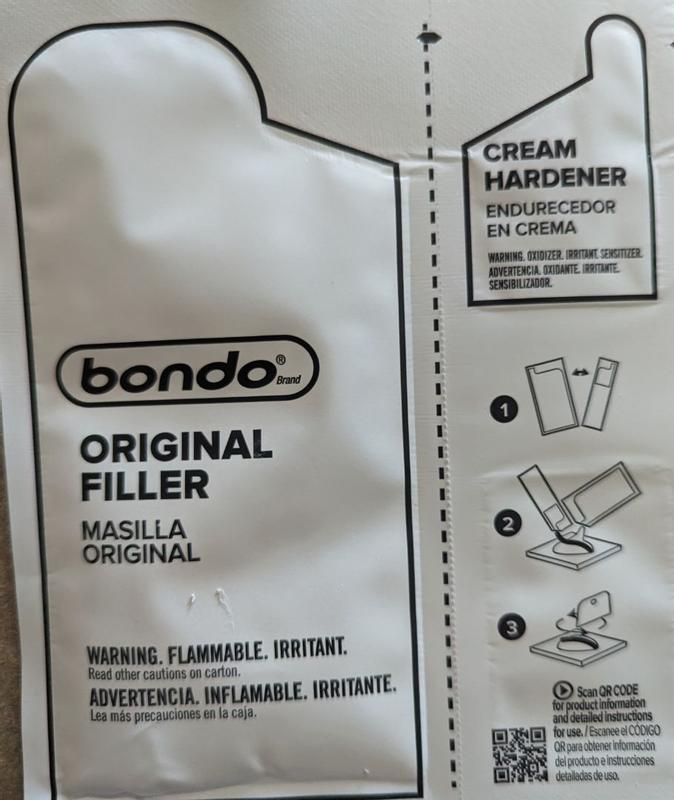 Bondo 6-Pack 2-lb Interior/Exterior Off-white All-purpose Putty OR-2PK ...