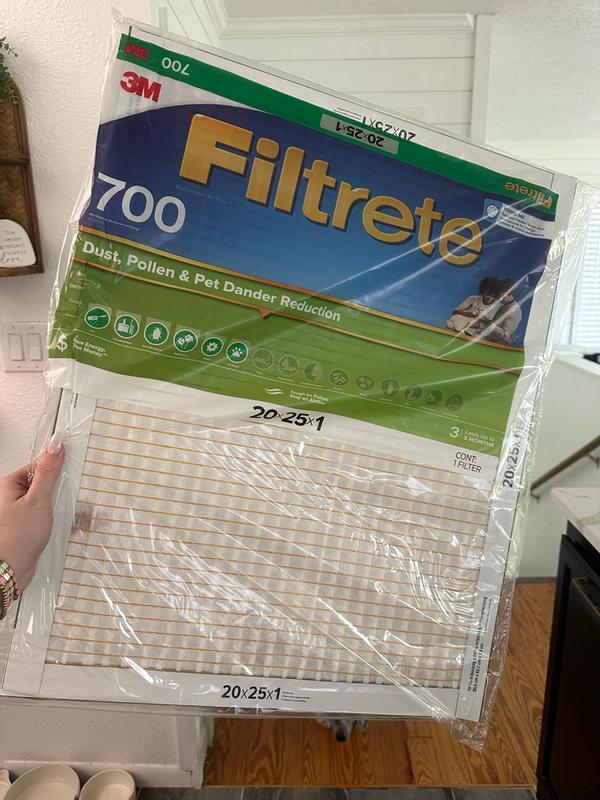 Filtrete 14 x 20 x 1 MERV 8 MPR 700 Dust, Pollen, and Pet Dander ...