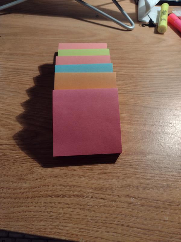 Post-it Notes Original Note Pads in Cape Town Colors, 3 in. x 3 in ...