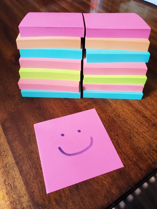 Post-it Notes Original Note Pads in Cape Town Colors, 3 in. x 3 in ...