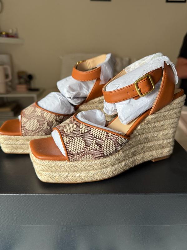 COACH Women's Signature C Espadrille Sandals | Bloomingdale's