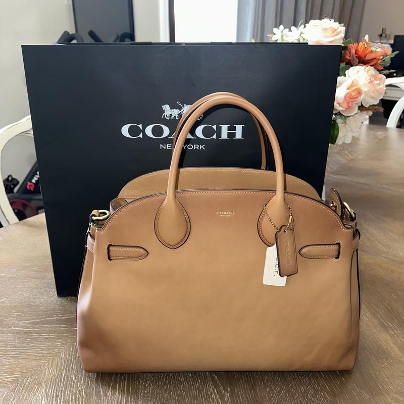 COACH Empire Large Soft Leather Carryall Bag 40 - Macy's