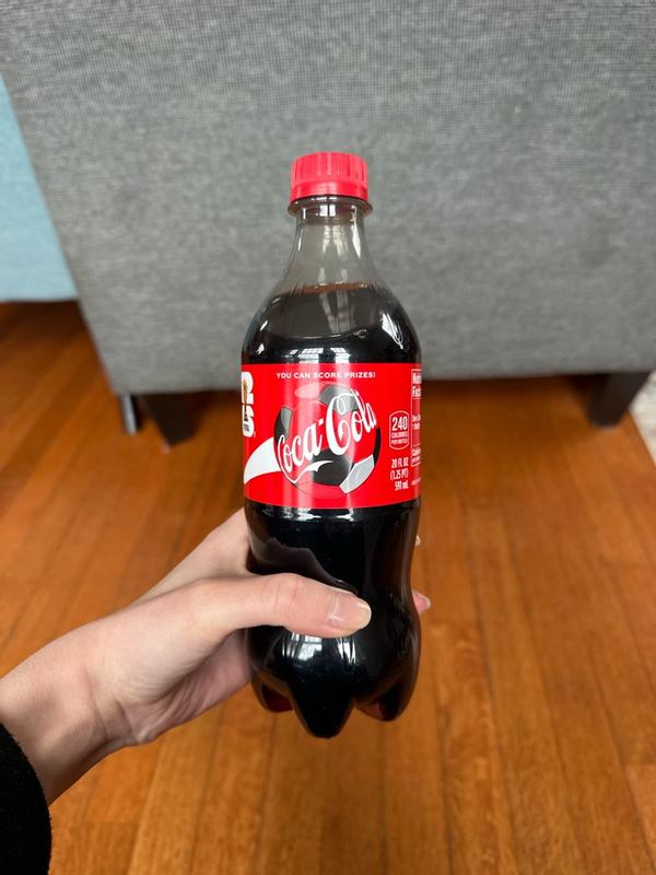 Coca-Cola Refreshing Soft Drink, 20 oz Bottle, Crisp Taste, 57mg ...