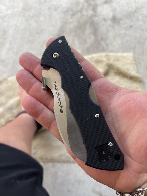 Cold Steel 4 in. Black Talon II Serrated Folding Knife at Tractor Supply Co