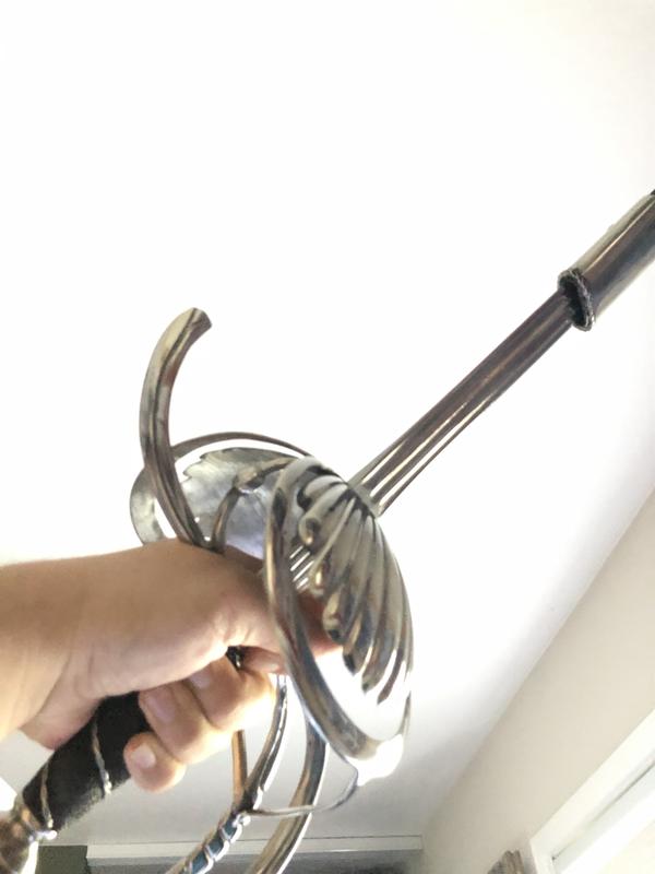 Cold Steel Ribbed Shell Swept Hilt Rapier Sword at Tractor Supply Co