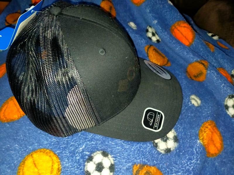 Columbia PFG Logo Mid Mesh Snap Back Hat - Accessories