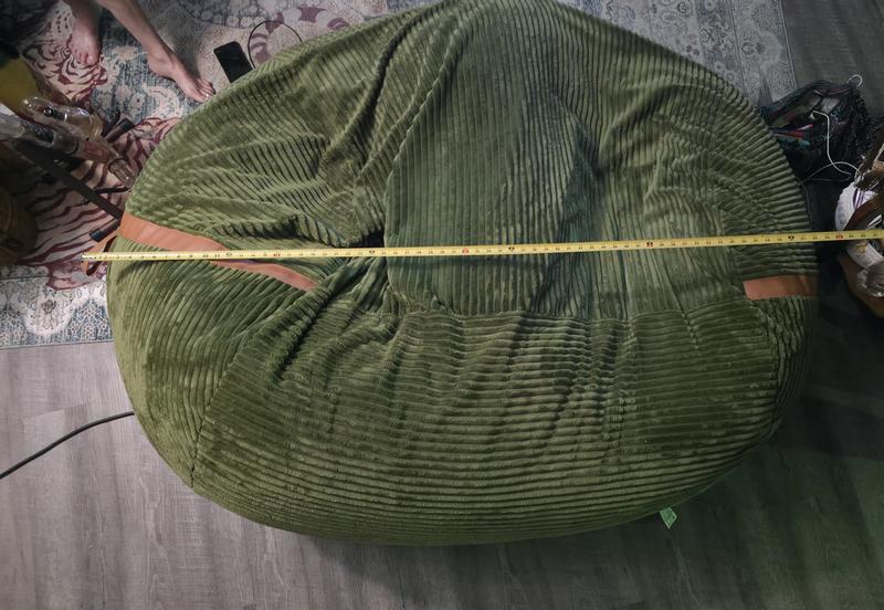 Big Joe Midnight Plush Bean Bag Chair in the Bean Bag Chairs department ...