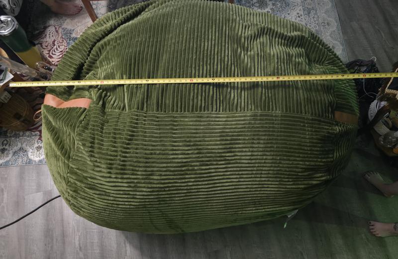 Big Joe Midnight Plush Bean Bag Chair in the Bean Bag Chairs department ...