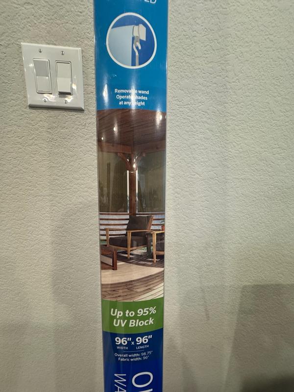 Coolaroo 120-in x 72-in Southern Sunset Cordless Indoor or Outdoor ...