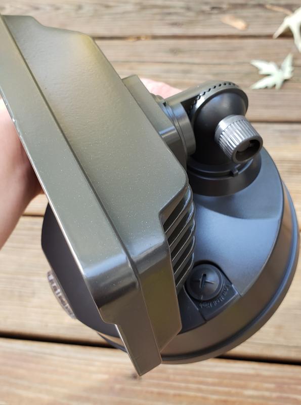 HALO TGS Floodlight 3000-Lumen 26.7-Watt Bronze Line Voltage Switchable ...