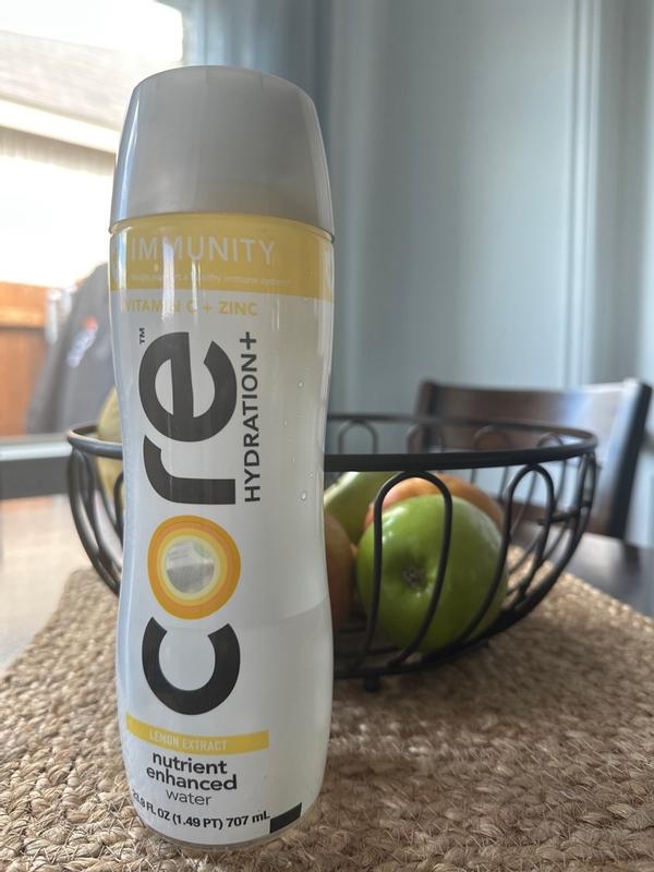 Core Hydration Immunity Nutrient Enhanced Water Lemon Extract Stores ...