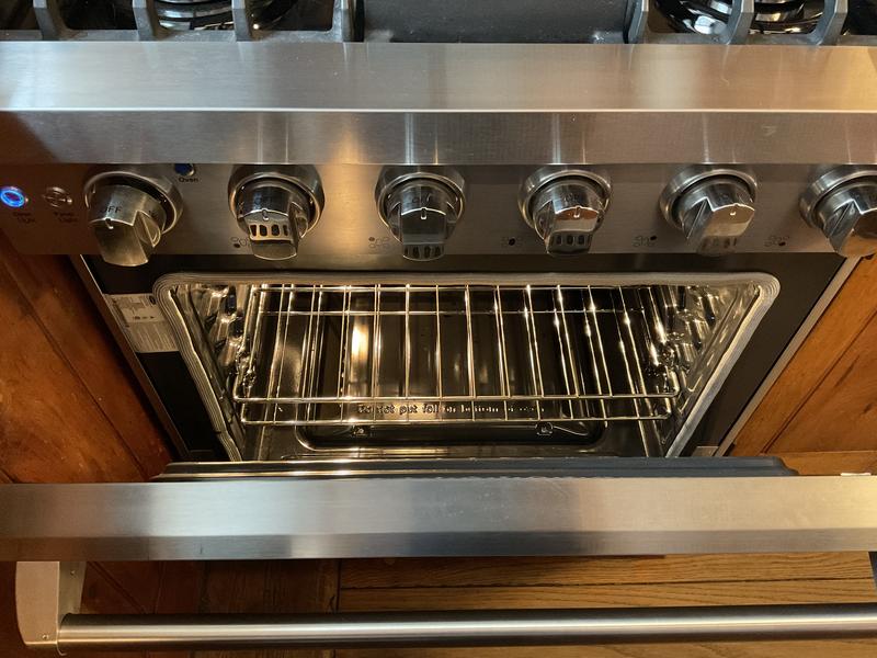 Cosmo 48-in 6 burners 4.8-cu ft / 2.2-cu ft Convection Oven ...