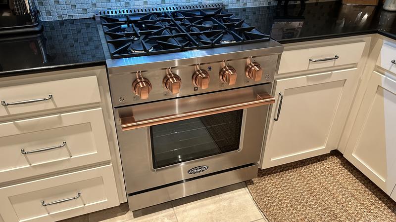 Cosmo 48-in 8 Burners 3.5-cu ft / 2-cu ft Convection Freestanding ...