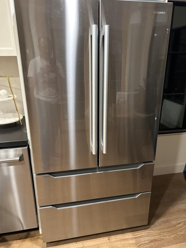 Cosmo 48-in 4.2-cu ft / 2.5-cu ft Convection Oven Slide-in Double Oven ...