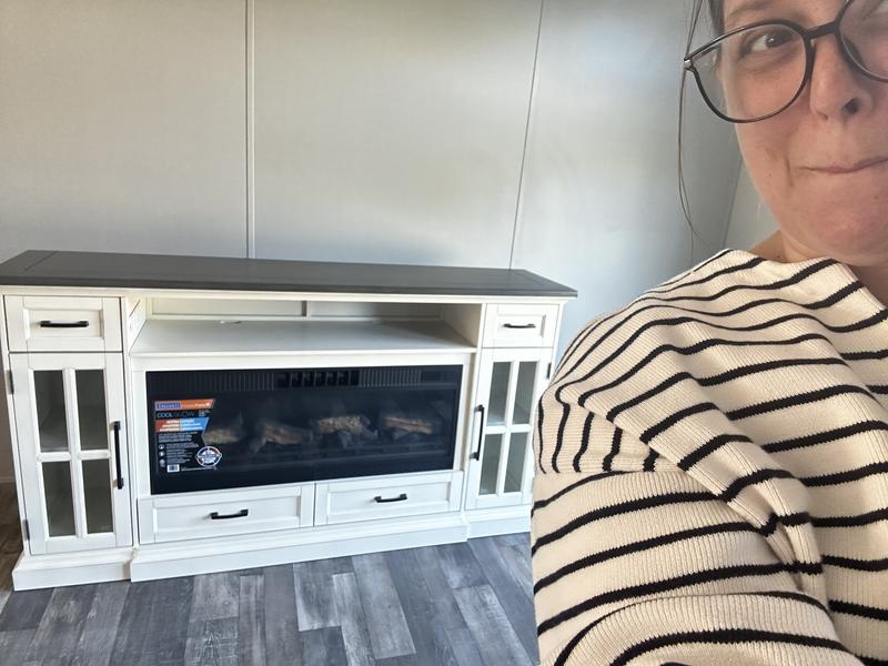 Tresanti sloane tv console fireplace store