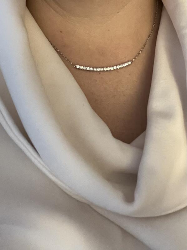 Diamond bar necklace costco store