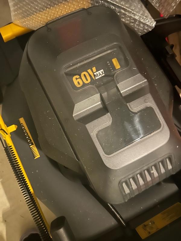 CAT 60-volt 21-in Cordless Self-propelled Lawn Mower 5 Ah (1-Battery ...