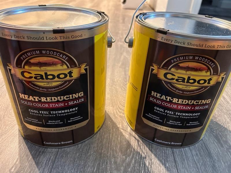 Cabot Heat-Reducing Pre-tinted Equestrian Brown Solid Exterior Wood ...