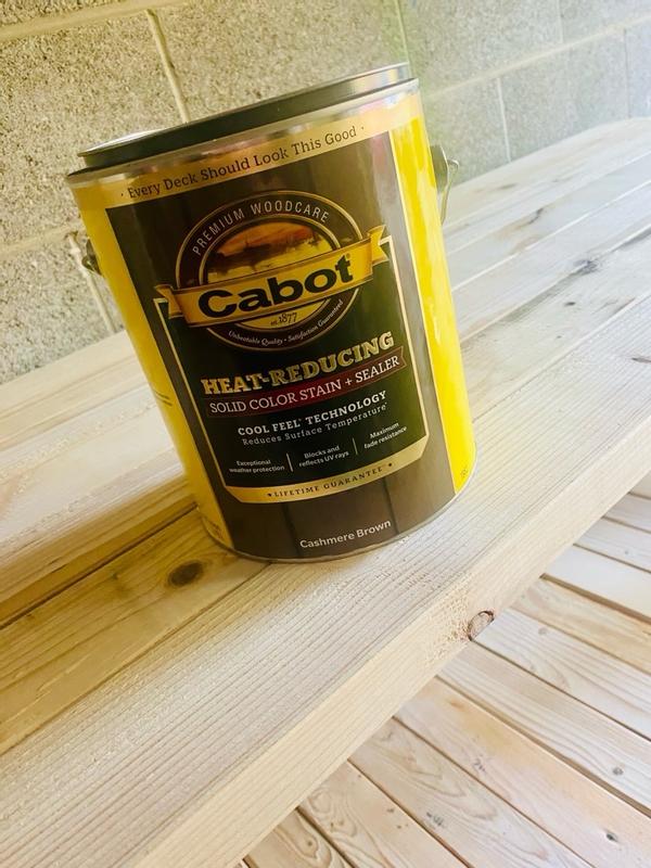 Cabot Heat-Reducing Pre-tinted Equestrian Brown Solid Exterior Wood ...