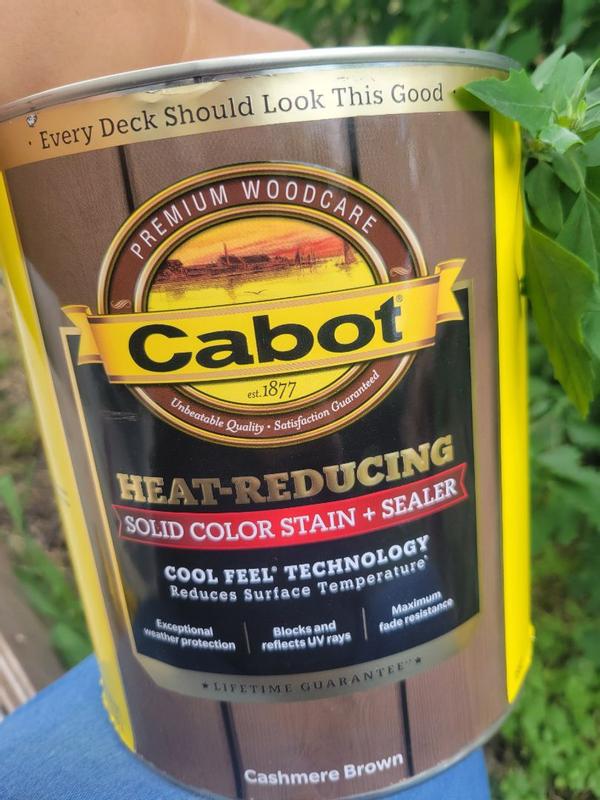 Cabot Heat-Reducing Pre-tinted Equestrian Brown Solid Exterior Wood ...