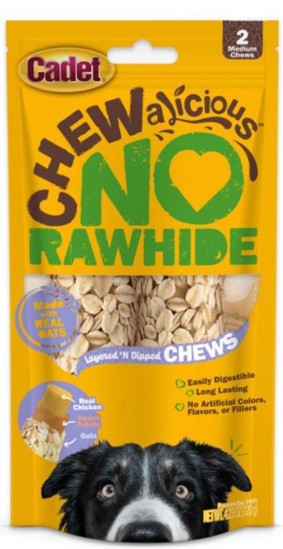Cadet Chewalicious Layered 'N Dipped Rawhide-Free Natural Crunchy Chews ...