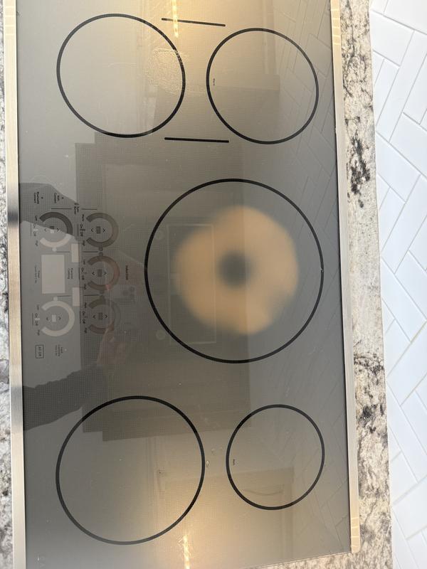 Cafe 36-in 5 Burners Stainless Steel Smart Induction Cooktop with ...