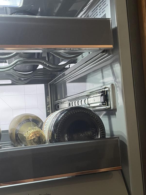 Cafe 23.75-in W 46-Bottles Stainless Steel Dual Zone Cooling Built-In ...