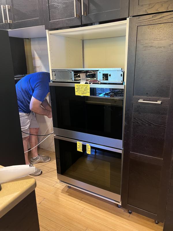 Cafe Modern Glass 30-in Smart Double Electric Wall Oven with Air Fry ...