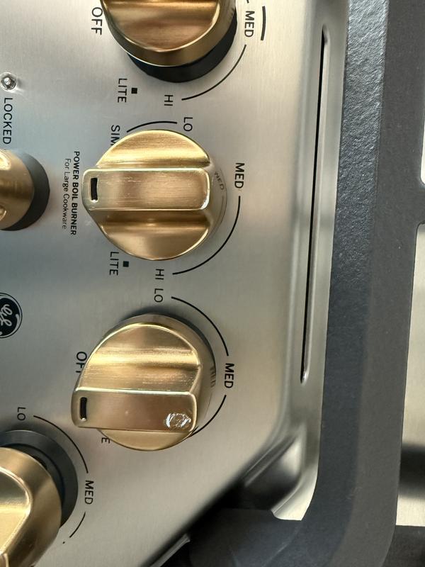 Cafe 36-in 5 Burners Stainless Steel Gas Cooktop (Griddle Included ...