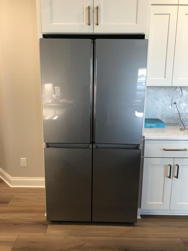 Cafe Counter-Depth 22.9-cu ft 4 -Door 36-in Wide with Ice Maker ...