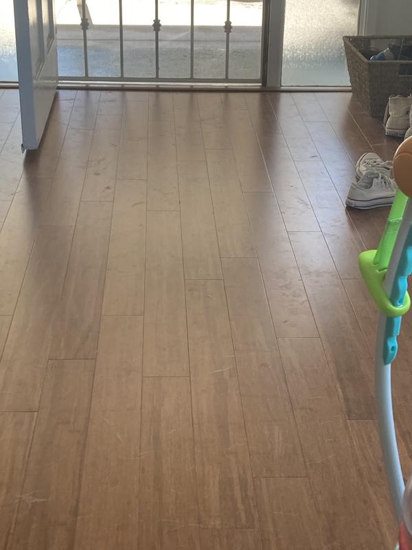 CALI Fossilized Java Bamboo 7/16-in T x 3-3/4-in W Water Resistant ...