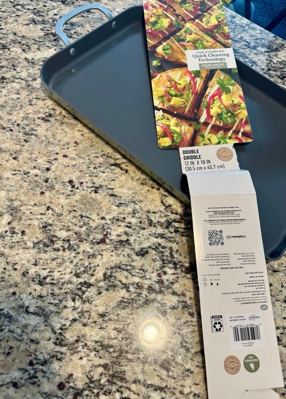 Calphalon Ceramic Nonstick Double Stovetop Griddle - Macy's