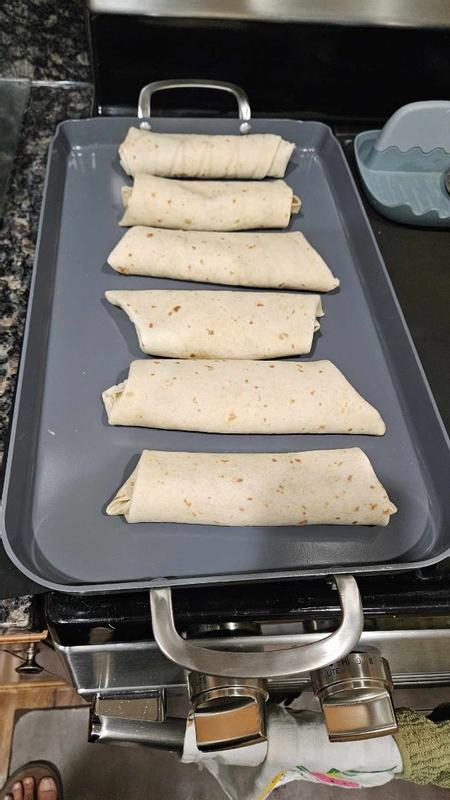 Calphalon Ceramic Nonstick Double Stovetop Griddle - Macy's