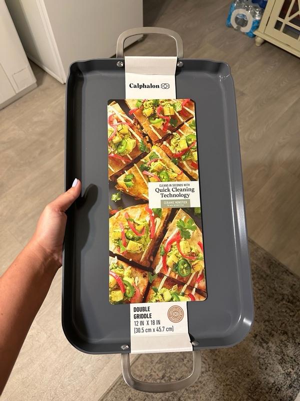 Calphalon Ceramic Nonstick Double Stovetop Griddle - Macy's