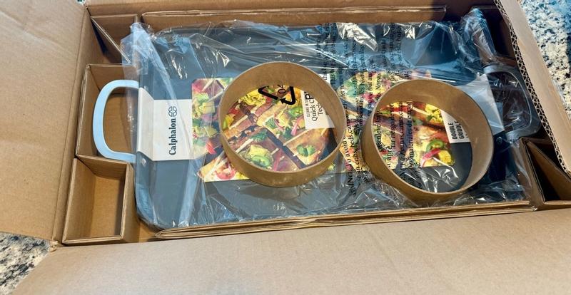 Calphalon Ceramic Nonstick Double Stovetop Griddle - Macy's