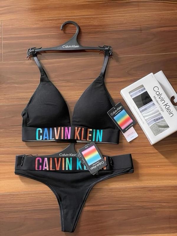 Calvin Klein Intense Power Pride Cotton Lightly Lined Triangle Bralette ...