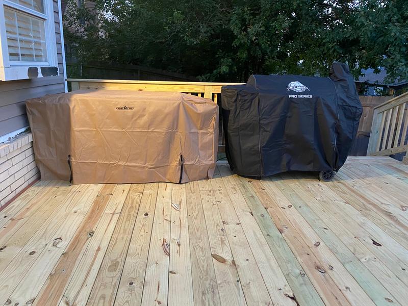 Camp Chef FTG900 78-in W x 37-in H Beige Flat Top Grill Cover PC900XL ...