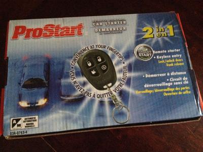 ProStart 4-button Remote Starter with Keyless Entry | Canadian Tire