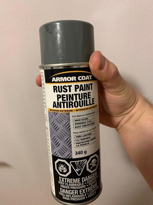 Armor Coat Interior/Exterior Rust Paint, Durable Finish w/Protection, 3 ...