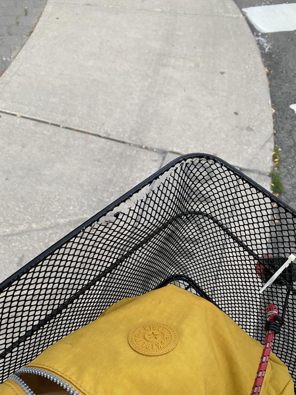 Supercycle Steel Rear Bike Basket w/Mounting Hardware, Black | Canadian ...