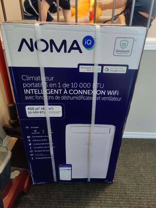NOMA iQ 10K SACC (13.5K ASHRAE) Smart Portable Air Conditioner/AC w ...