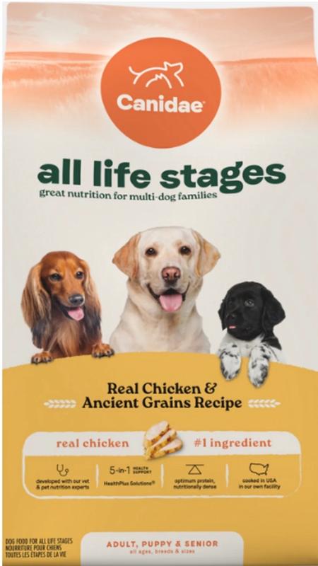 Canidae All Life Stages Chicken & Potato Recipe Dry Dog Food, 24 lbs ...