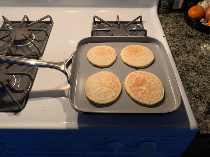 Caraway Non-Stick Ceramic-Coated 11" Square Griddle Pan - Macy's