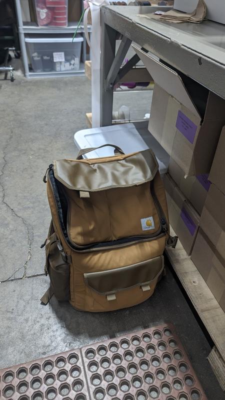 Carhartt 35L Nylon Workday Backpack 8.5X19.5X2.7 Blind Duck Camo ...