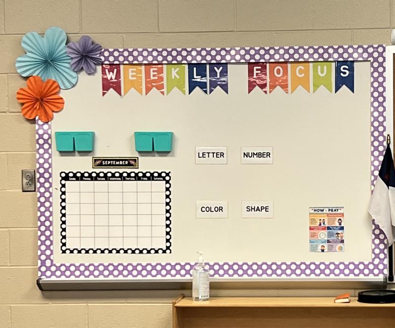 Schoolgirl Style Simply Stylish Calendar Bulletin Board Set, 100 in the ...